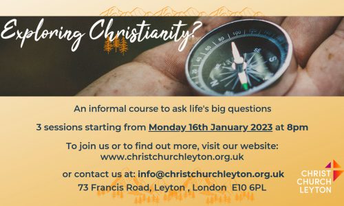 Christ Church Leyton – Knowing Jesus and making him known